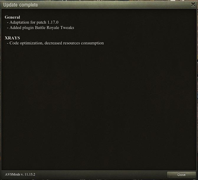 1.17.0.1 AVS Mods 11.16 By PKmods – PKmods – World Of Tanks – Rigged MM ...